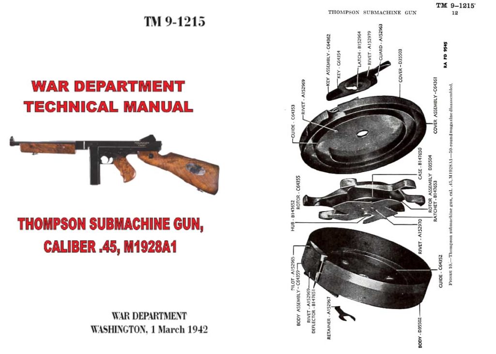 Thompson 1942 - March Tech Manual-Ordnance Maint M1, M1A1, TM9-1215 ...