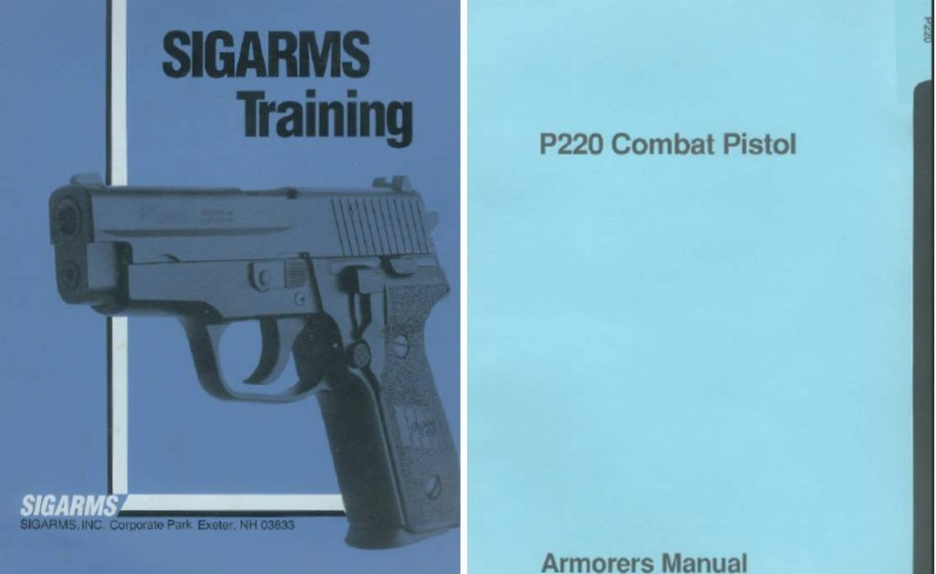 Sig P220 Combat Pistol Armorer's Manual - Cornell Publications